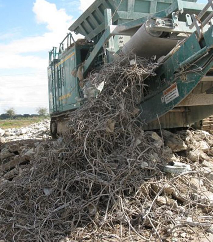 B-400 Concrete, Asphalt & Wood Shredder - Badger Shredders